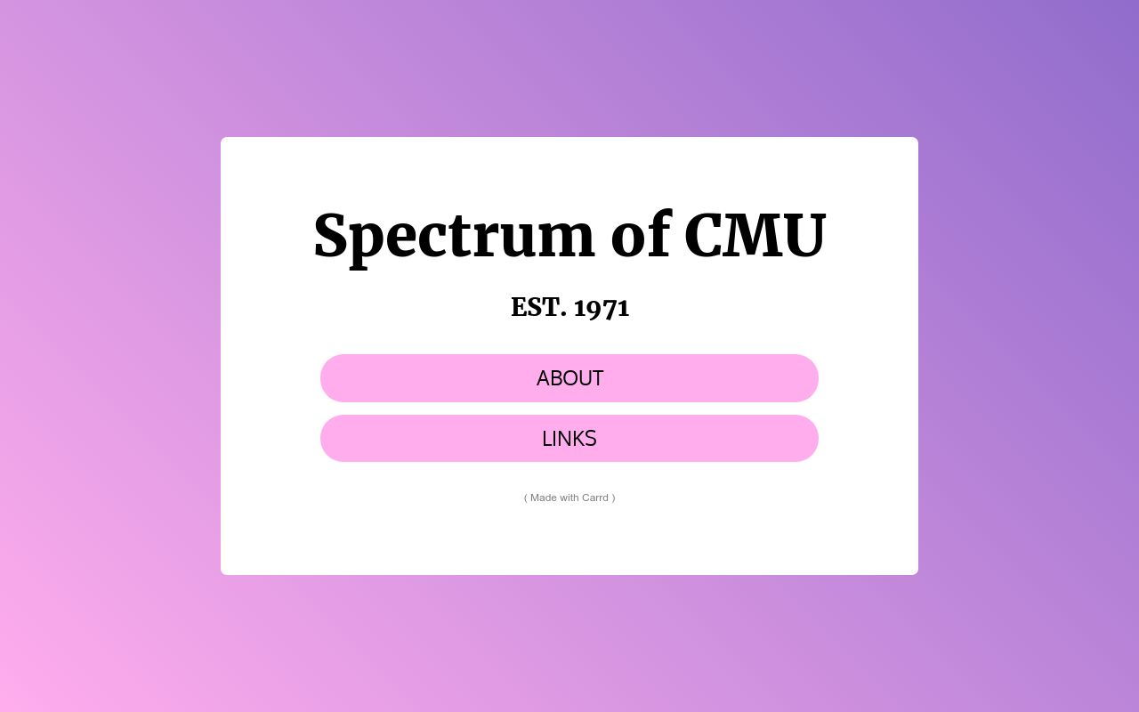 Spectrum of CMU